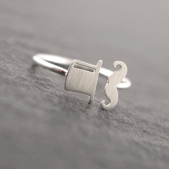 Moustache Ring Ships From North America on Luulla